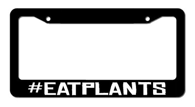 #EatPlants Vegan Love Animals Plant Based Diet Funny License Plate ...