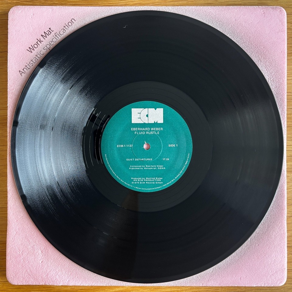 EBERHARD WEBER Fluid Rustle US LP IN SHRINK 1979 ECM ECM-1-1137 | eBay