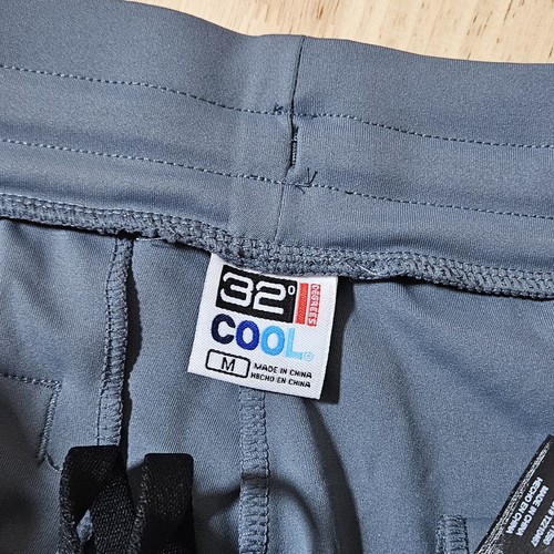 NWT 32 Degrees Cool Men's Gray Breathable Tech Athletic Shorts Inner ...