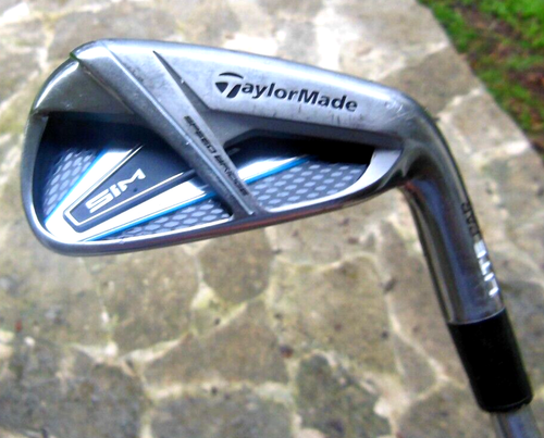TaylorMade SIM MAX 7 Iron Stiff Flex Burner REAX 90 Steel 37.5" M/RH | eBay