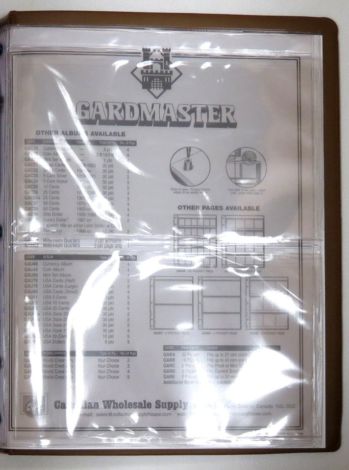 Gardmaster Coin Album - Canada Mint Set - #50 | eBay