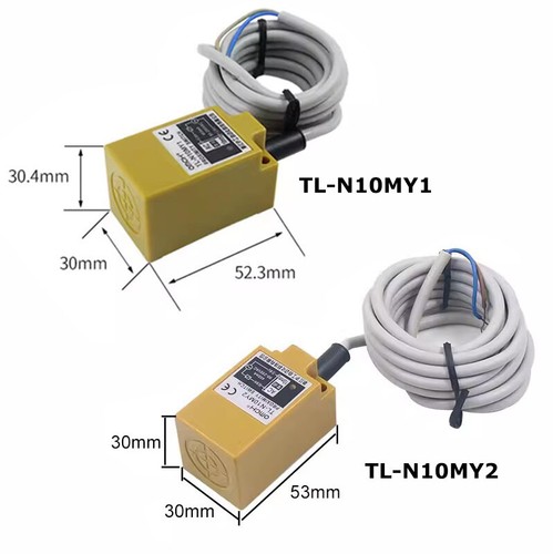 AC 2Wire NO NC 10mm Square Inductive Proximity Sensor Switch TL-N10MY1 ...
