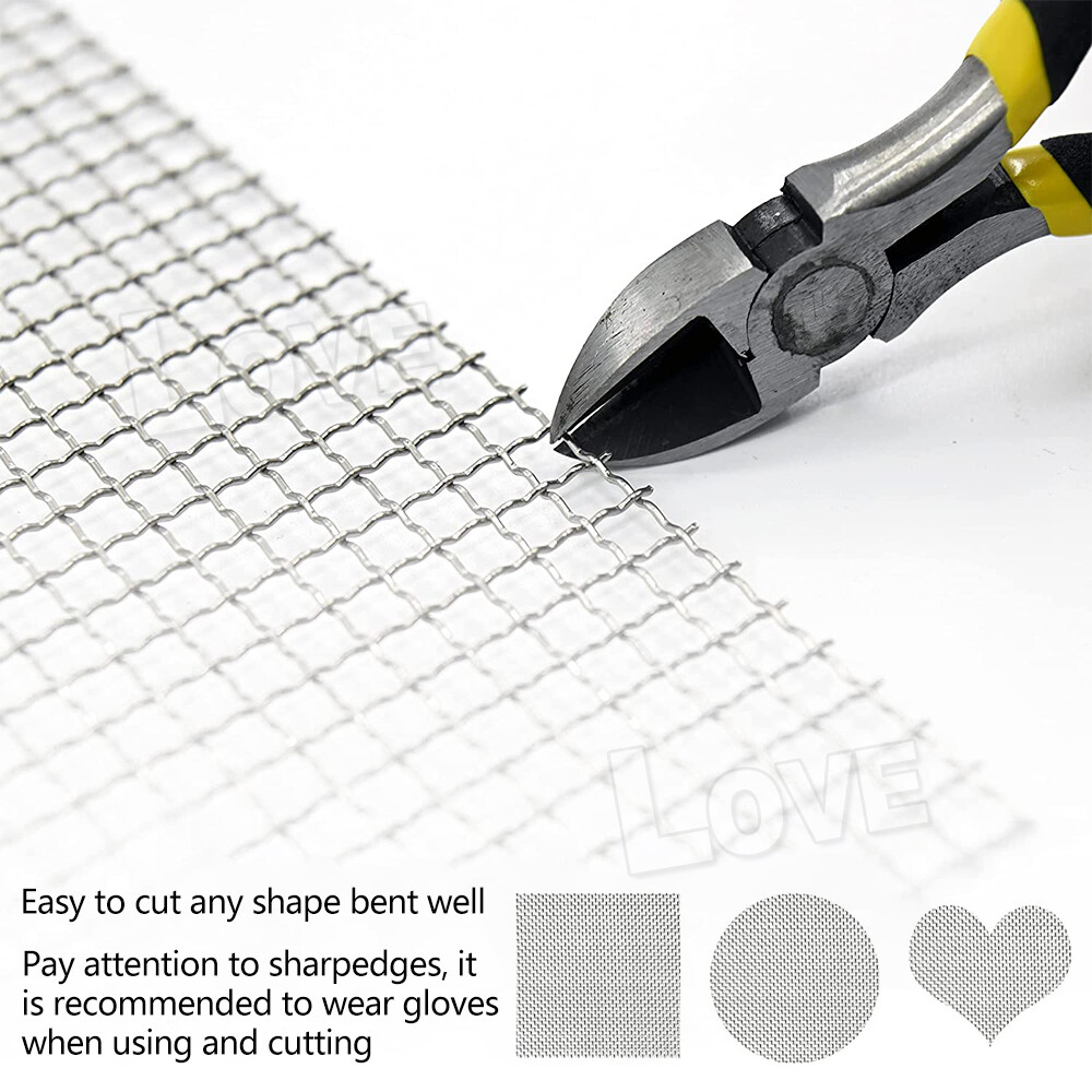 4/10/50 Mesh Stainless Steel Woven Wire Filtration Filter Screen Sheet ...