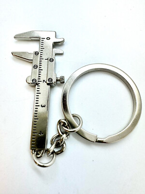 caliper key ring,vernier key chain,micrometer measure tool key chain ...