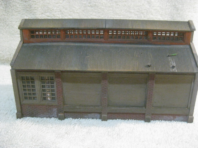 HO Scale brick Commercial Building Weathered & detailed | eBay