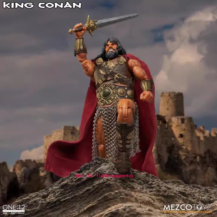 Mezco Toyz Conan the Barbarian King Conan One:12 Collective Action ...