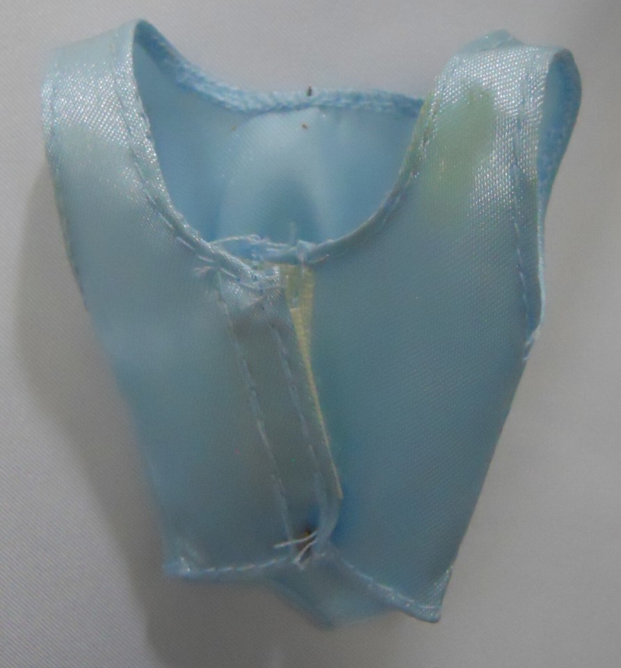Disney Barbie Doll's Blue BODICE SHELL TOP Princess CINDERELLA 1991 ...