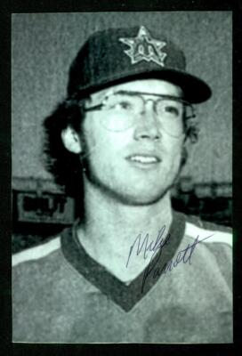 #1176, 4" x 6" Photo Card, Signed-Autographed, Mike Parrott, Mariners ...