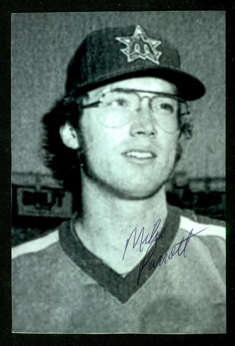#1176, 4" x 6" Photo Card, Signed-Autographed, Mike Parrott, Mariners ...