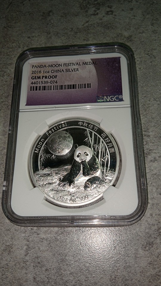 2016-Silver Panda Moon Festival Medal Gem Proof | eBay