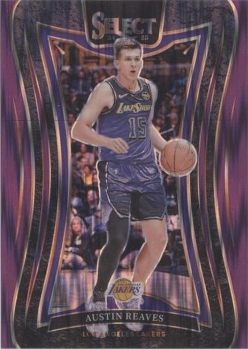 2024-25 Panini Select - Mezzanine Austin Reaves #320 Purple Flash Prizm ...