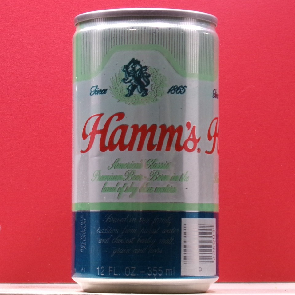 Hamm's Beer Can Wrong Green Color Pabst Brewing Milwaukee Wisconsin 4 ...