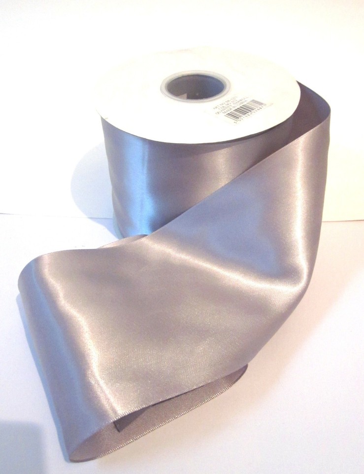 QUALITY SATIN SASH RIBBON-4 Inch/100MM EXTRA WIDE- 19 COLOURS-FAST ...