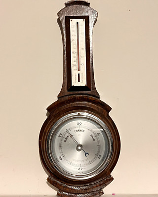1940 Wall Mount Barometer British Wood | eBay Australia