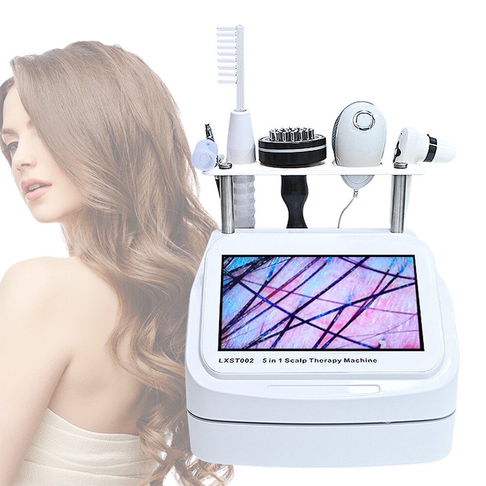 5 in 1 Hair Salon Equipment Hair Follicle Massage Scalp Hair Regrowth ...