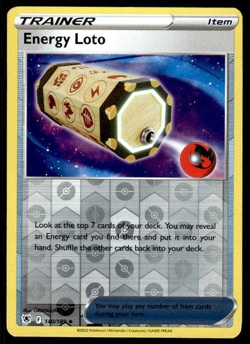 Energy Loto #140/189 Reverse Holo 2022 Pokemon Astral Radiance LP | eBay