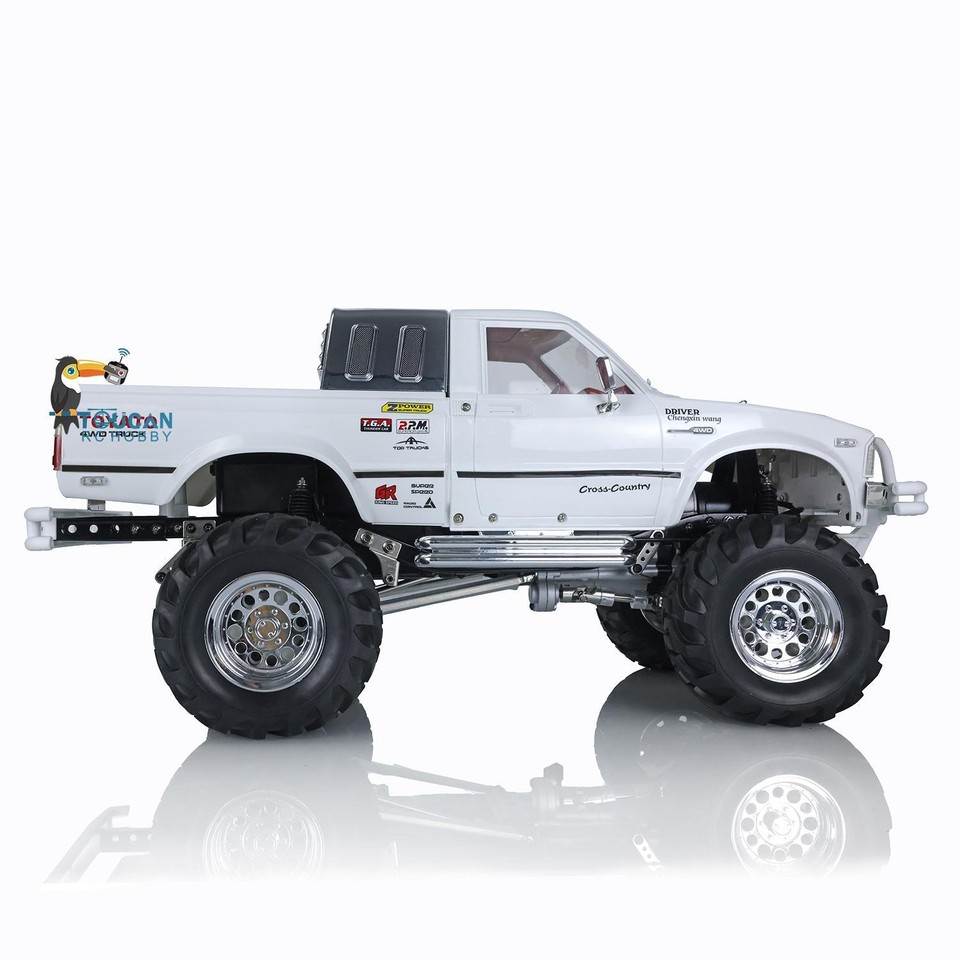 HG P407 Metal 4x4 1/10 Pickup RTR 4WD Off-Road Rally Race Crawler Car w ...