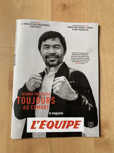 L’ÉQUIPE MAGAZINE Nº 2126 17 JUIN 2023 COVER MANNY PACQUAIO#BOXE# ...