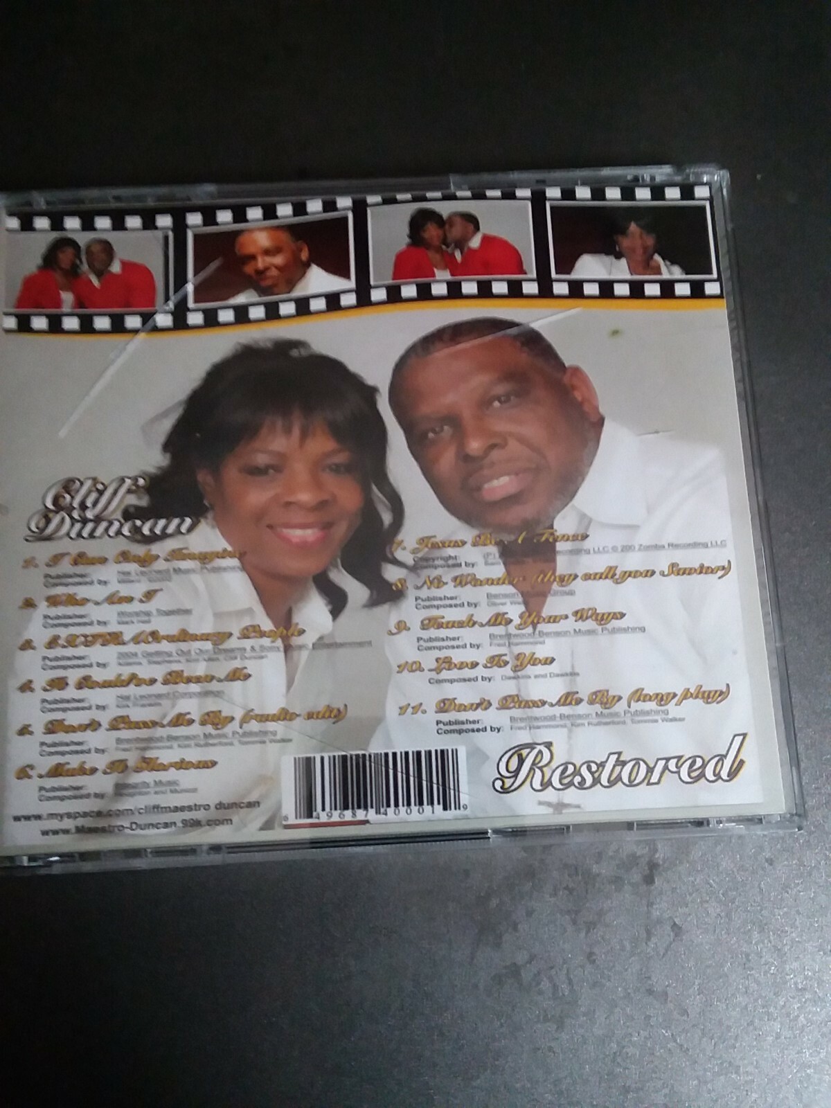 CLIFF DUNCAN CD RESTORED | eBay