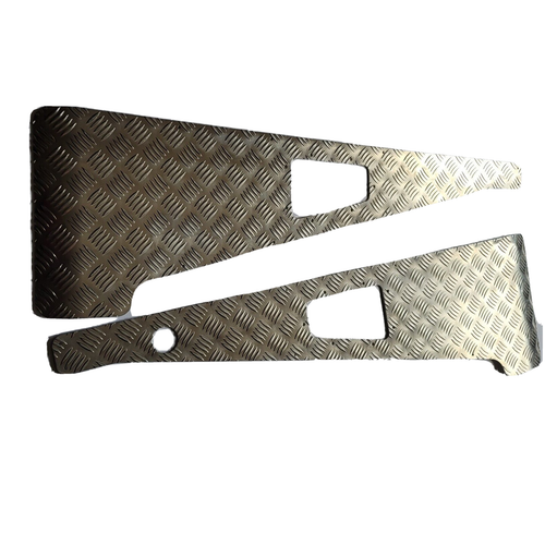 Land Rover Wing Top Protector 3MM Aluminum Chequered Plate - Part ...