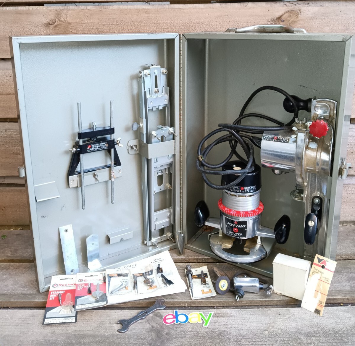 Powr-Kraft BUILDERS KIT Montgomery Ward TEB 8548 ROUTER PLAINER GUIDE ...