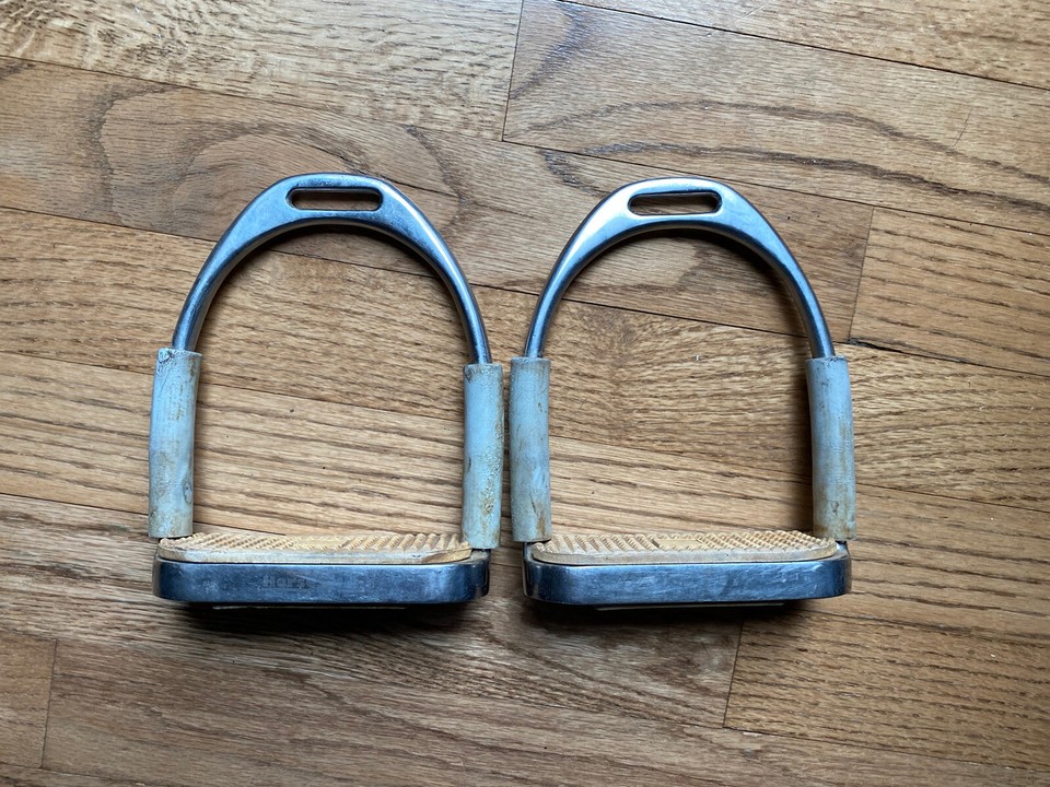 Horse S-Line Jointed Stirrups | eBay