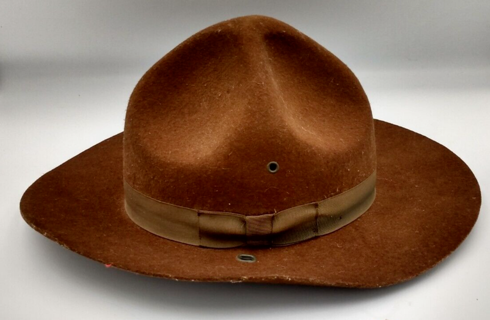 1944 US Army Field Service Hat Sz.7 100% wool Drill Instructor/ DI Hat ...