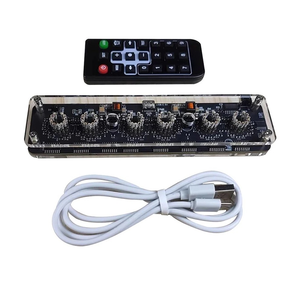 USB-C Digital Display IN-14 Nixie Clock Desk Clock For Home Supports IN ...