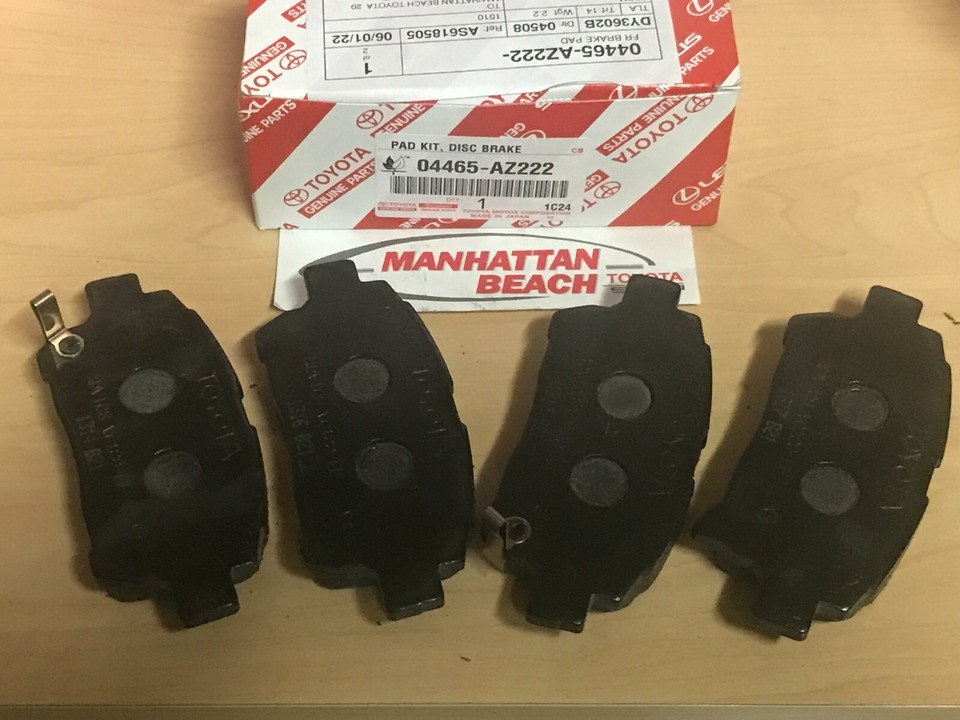 01-09 PRIUS & 01-05 ECHO Front Brake Pads Genuine Toyota Ceramic 04465 ...