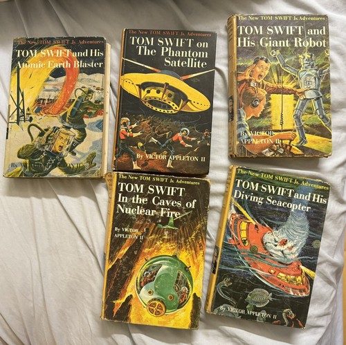 Lot Of 5 The New Tom Swift Jr. Adventures Hardback Books Victor ...