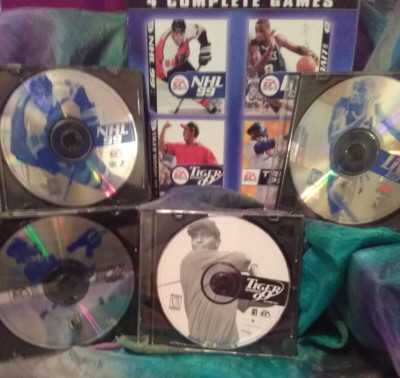 EA Sports Mania Pack NHL 99 NBA Live 99 Tiger Woods 99 Triple Play 2000 ...