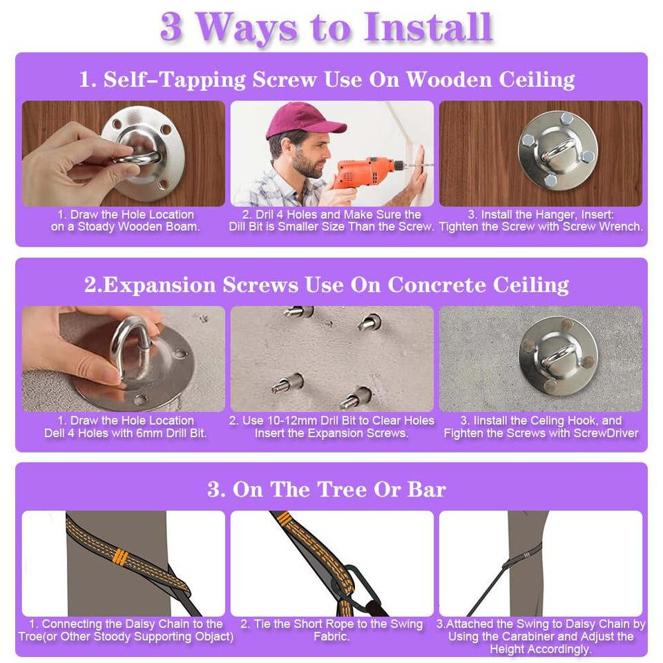 Kids Sensory Swing Calming Compression Therapy Swing Hammock(Sky Blue ...