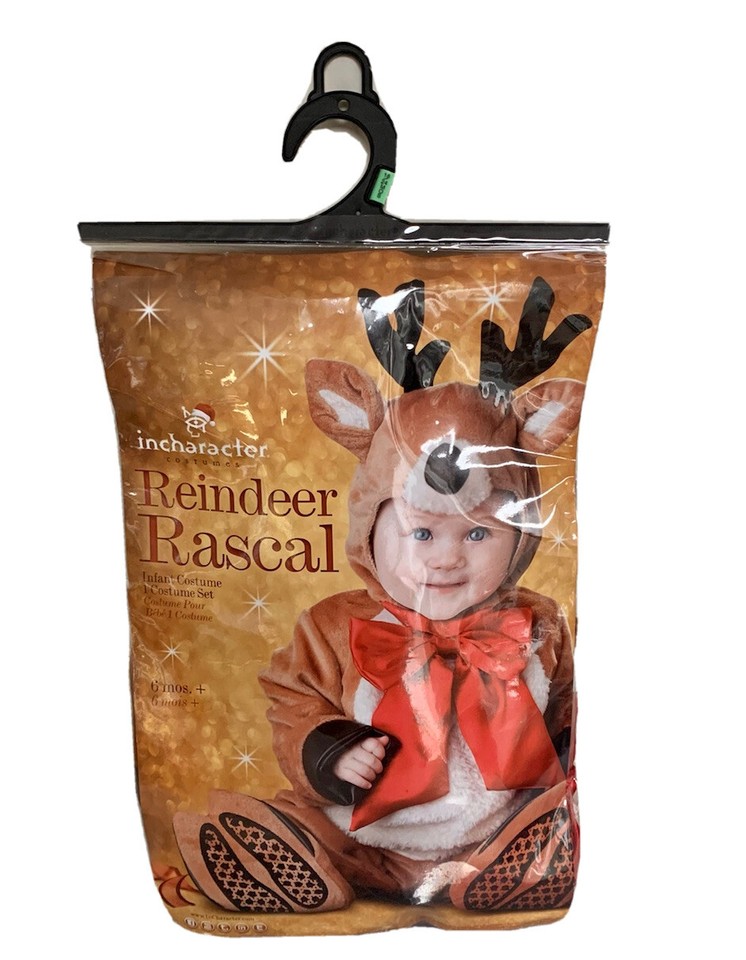 Incharacter Santa’s Reindeer Rascal Baby Toddler Costume Outfit 18 Mos ...