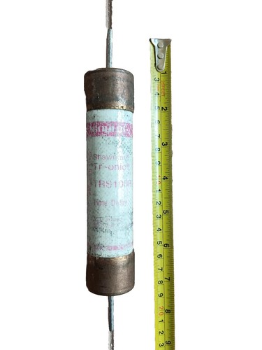 Fuse Gould Shawmut TRS100R Tri-Onic Class RK5 100 Amp 600 Volt AC ...