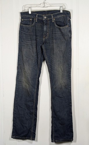 Levi's Men's Dark Blue 559 Relaxed Straight Leg Jeans Denim 32x36 ...