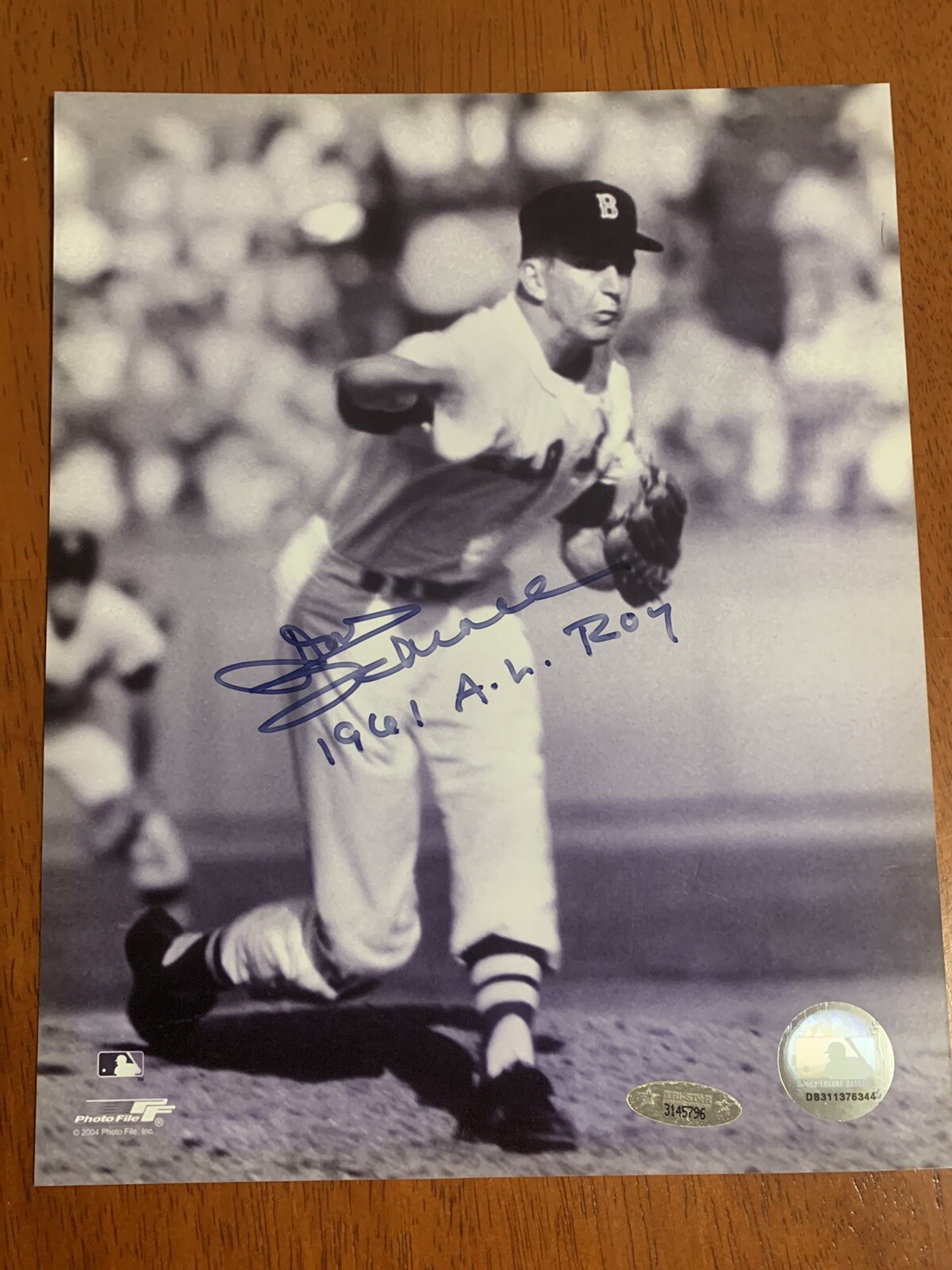 DON SCHWALL SIGNED 8x10 PHOTO 1961 AL ROOKIE OF THE YEAR | eBay