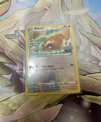 Bidoof -059/078 -Reverse Holo- Pokemon Go Collection- Pokemon Card | eBay