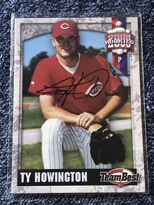 Ty Howington 2000 Team Best rookie RC autograph auto card | eBay