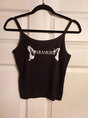 Paramore crop top paramore shirt brand new eyes butterfly paramore Tank ...