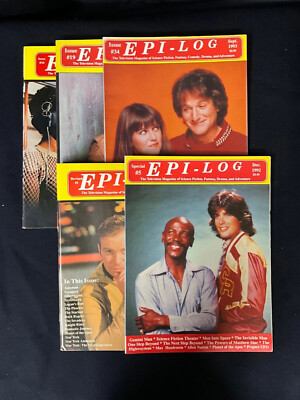 Epi-Log Magazine 5-issue lot, #16,19,34, Special #5, 1991/1992 Winter ...