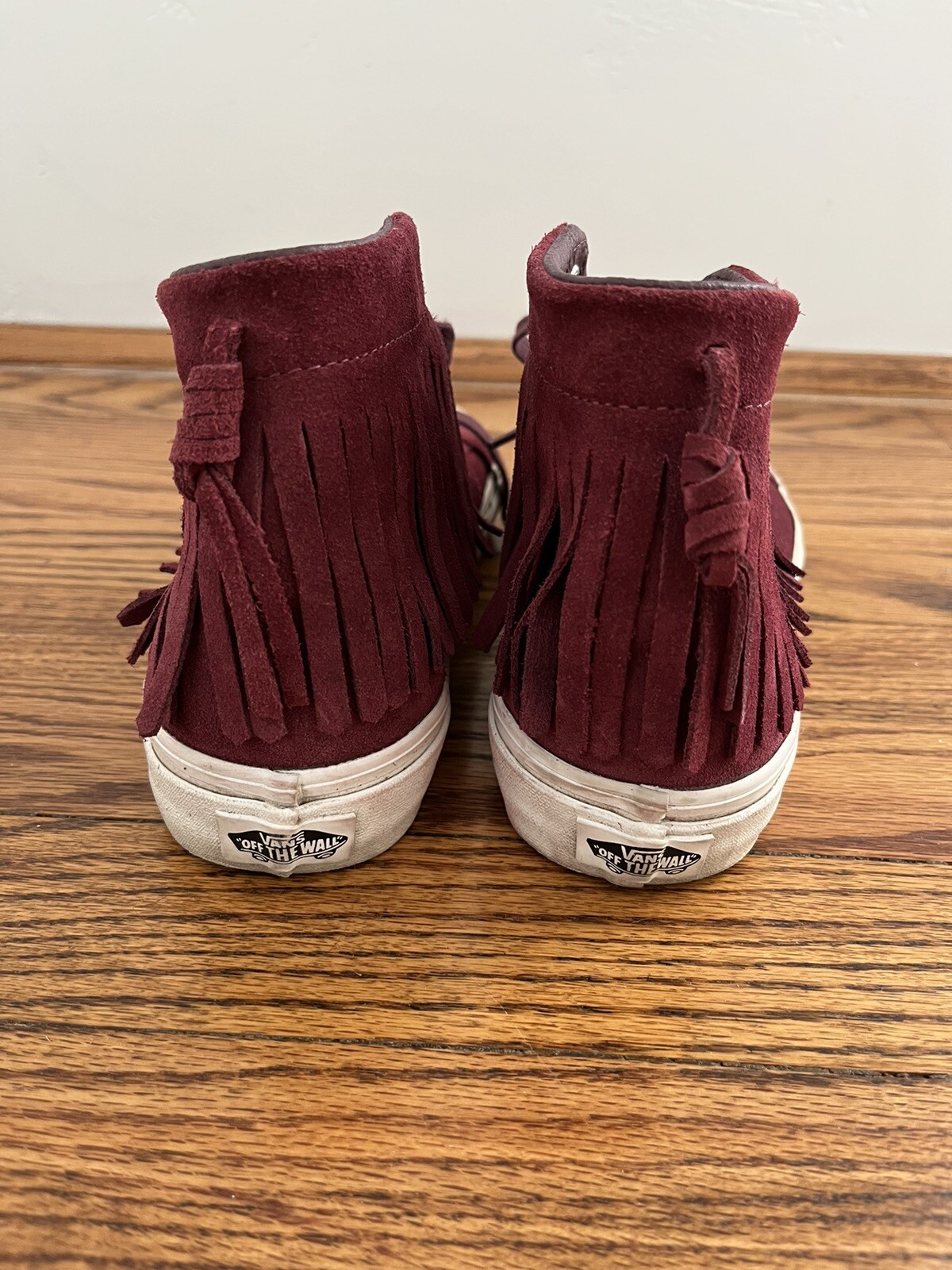 Vans Sk8 Hi Womens Sneakers Moccasin High-Top Burgund… - Gem