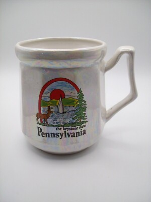 State of Pennsylvania Coffee Mug with Facts about the State on Back | eBay