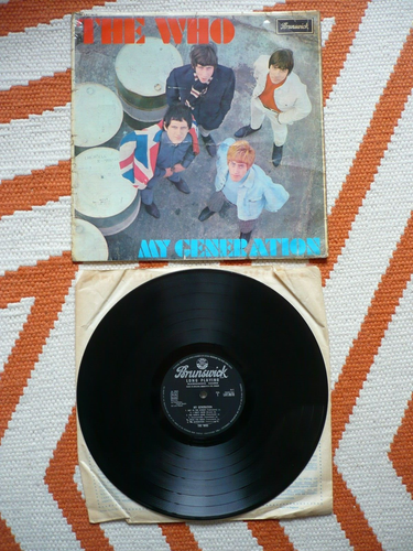The Who My Generation Vinyl UK 1965 Brunswick 1st Press IB/IB LAT 8616 ...