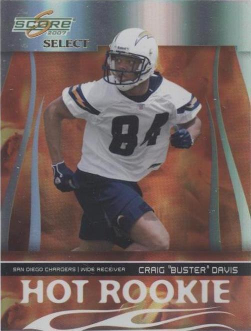 2007 Score Select - Hot Rookies Craig Davis #HR-17 /749 (RC) for sale ...