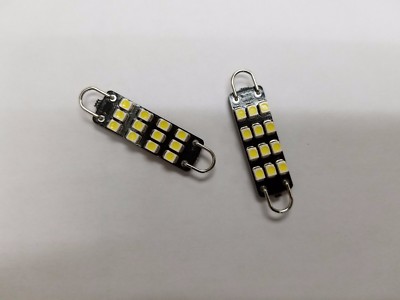 Pair of Rigid Loop 44mm LED Bulbs 561 562 212-2 RL4410-xHP White (US ...