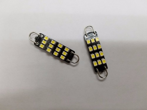 Pair of Rigid Loop 44mm LED Bulbs 561 562 212-2 RL4410-xHP White (US ...