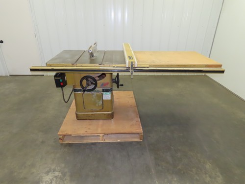 Powermatic Model 66 Table Saw 10" Tilting Arbor 3 Phase 5 HP 240/480V ...