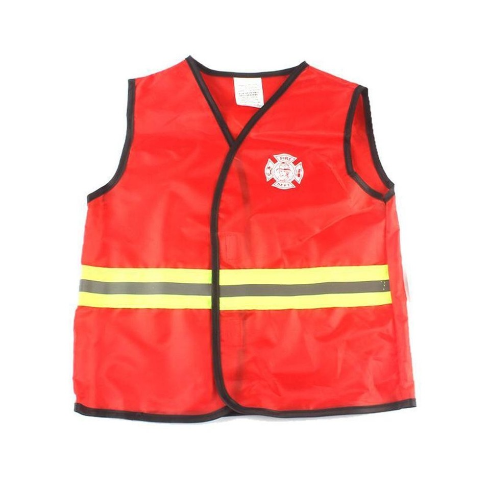 Kid Fireman Role Costume Role Play Firefighter Dress Up Clothes Costume ...