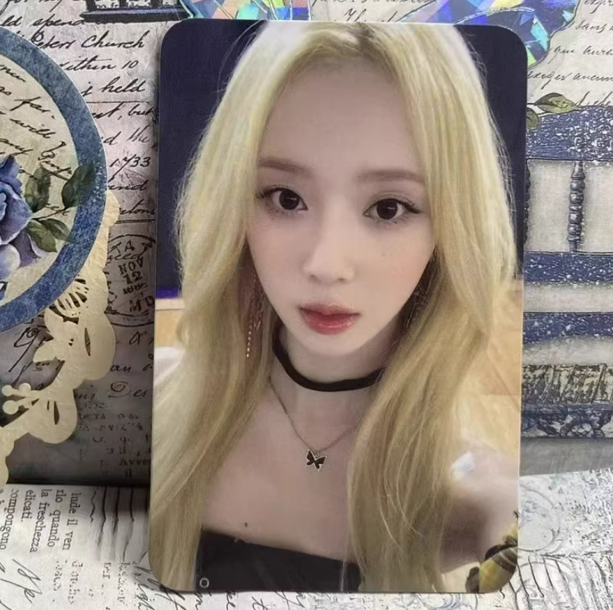 aespa Winter SR3.0 Fansign Photocard Blonde Hair Chinese Back Ver | eBay