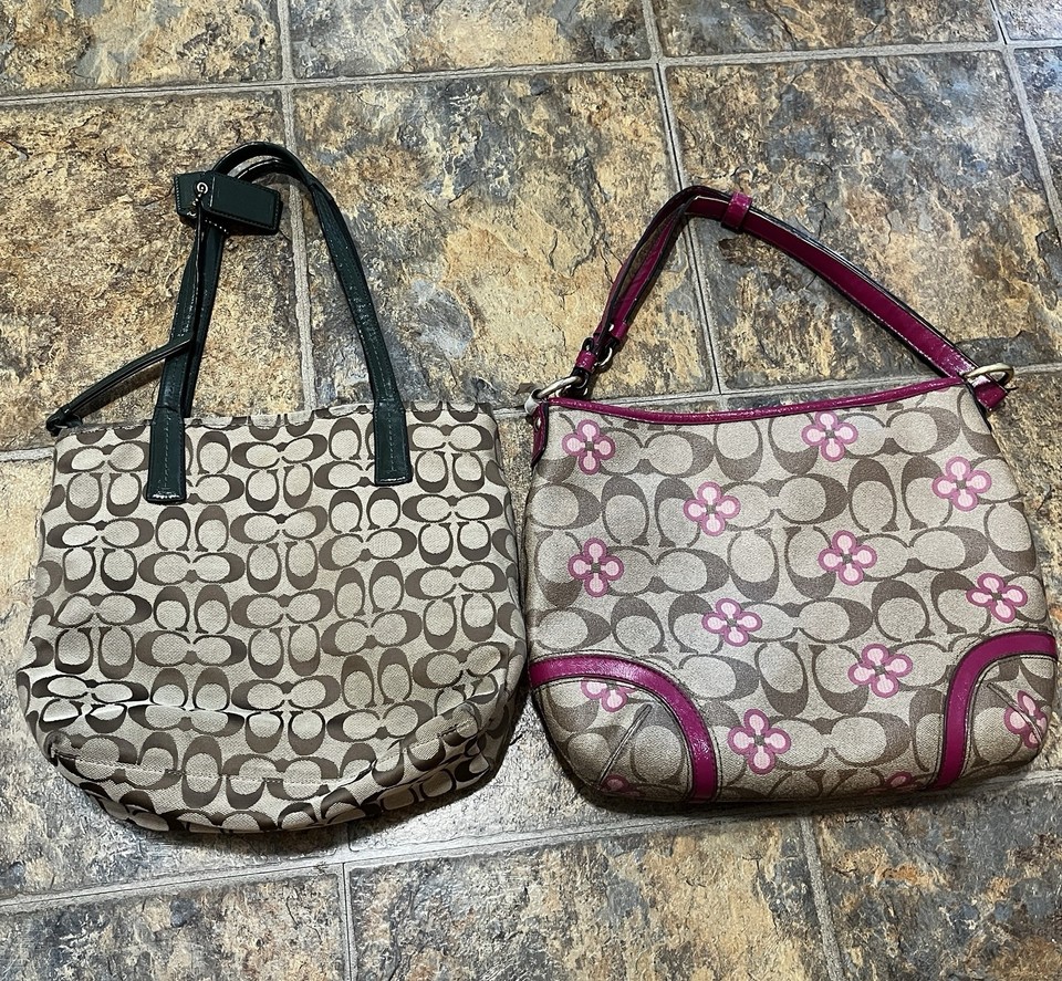 Coach Purse Shoulder Bag DRY CRACKING HANDLES | eBay